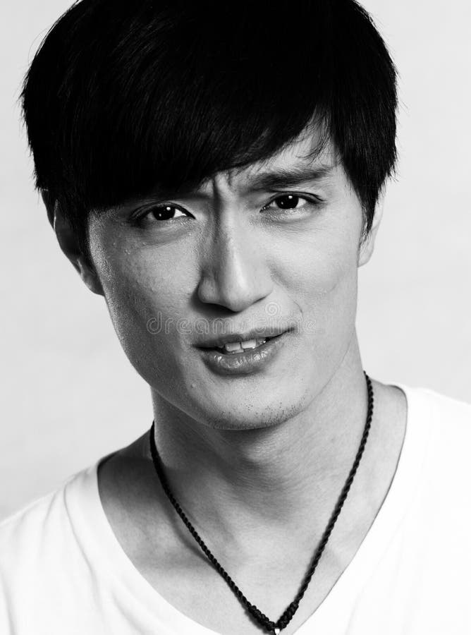 Young man looking annoyed stock image. Image of abstract - 35313807