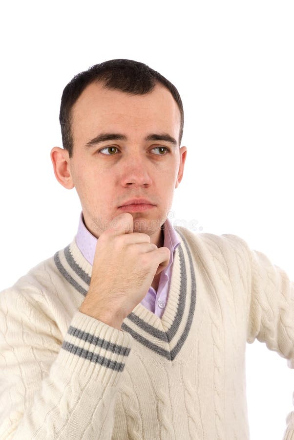 Young man looking away stock image. Image of hands, look - 12461281 Young man looking away stock image. Image of hands, look - 12461281