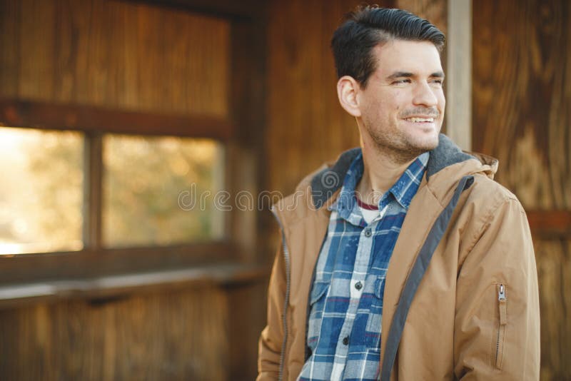 Young Man Looking Back With A Smile Picture. Image: 83078825