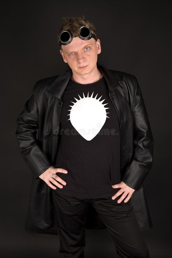 Young man looking crafty stock photo. Image of officer - 13687012