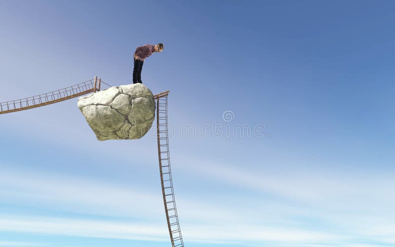 Overcoming Problems and Obstacles Concept Stock Image - Image of fallen ...