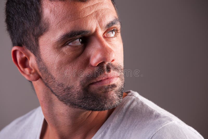 Young man looking scared stock photo. Image of expression - 45143248
