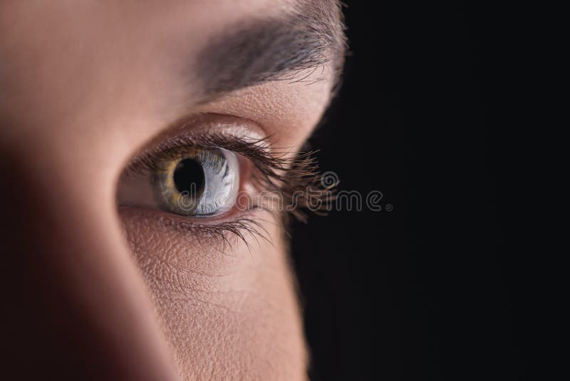 Young Man Looking at Something Stock Photo - Image of color, care: 78158692