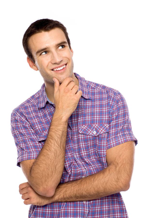 Young man wondering stock image. Image of person, discovery - 30964861