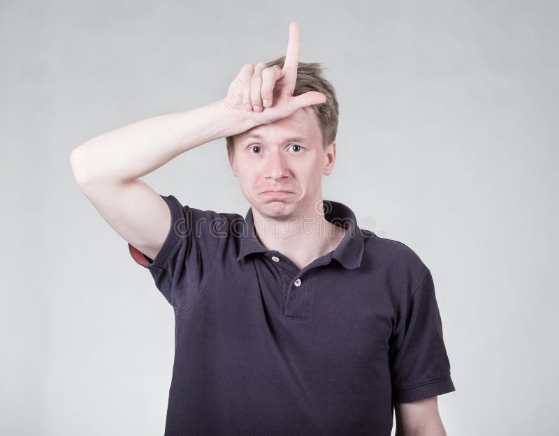 424 Guy Showing Loser Sign Stock Photos - Free & Royalty-Free Stock ...