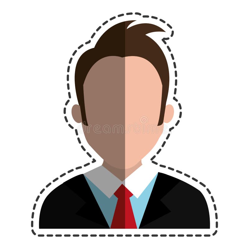 Young man male avatar stock vector. Illustration of happy - 81613210