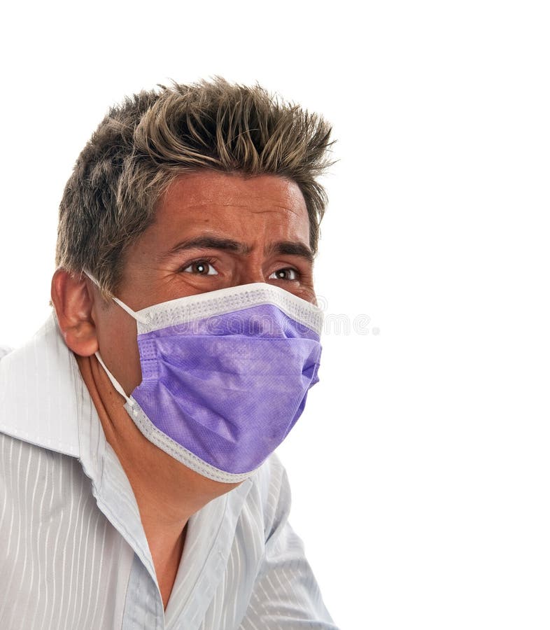 Young man with mask stock image. Image of influence, medicine - 9871199