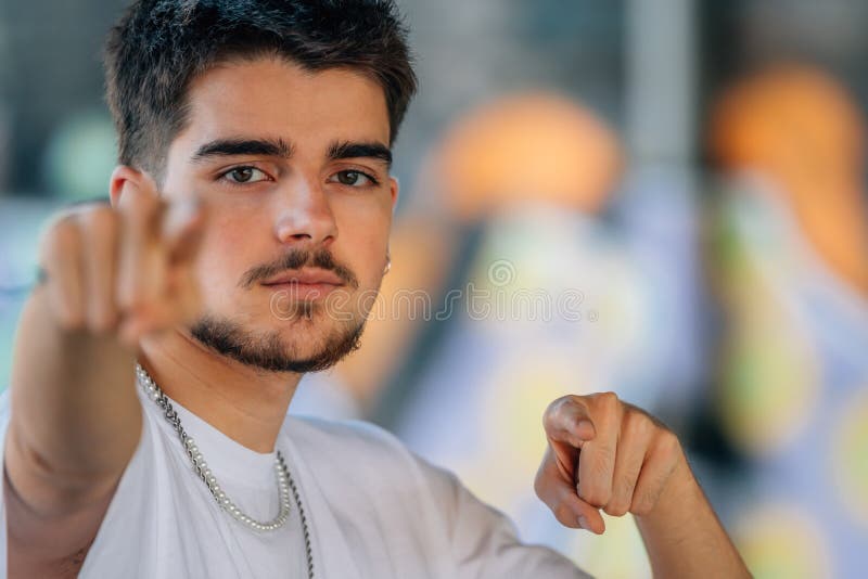 Young Man with Motivation Expression Stock Image - Image of generation ...