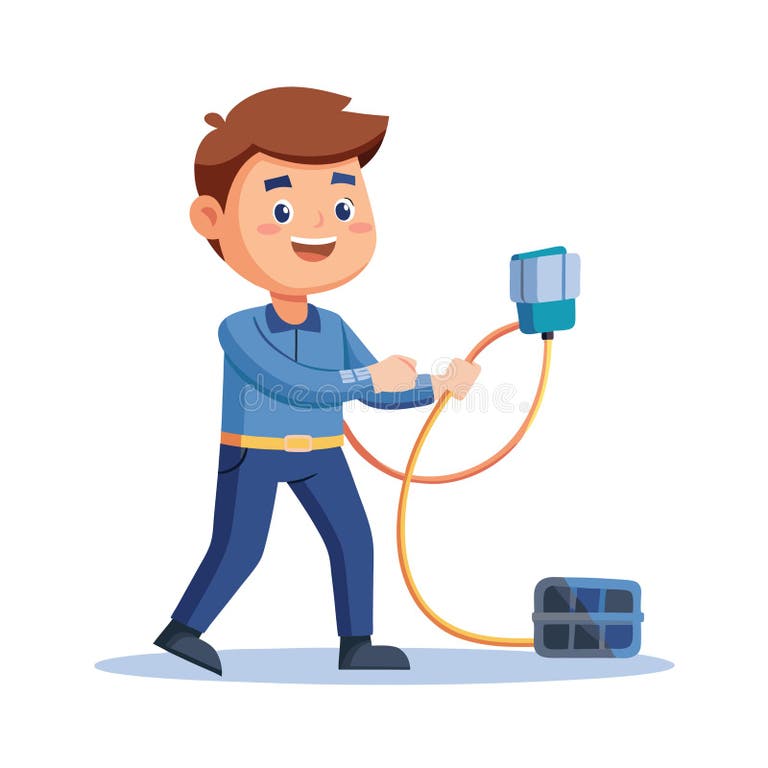 Cartoon Electrical Wire Stock Illustrations – 3,274 Cartoon Electrical ...