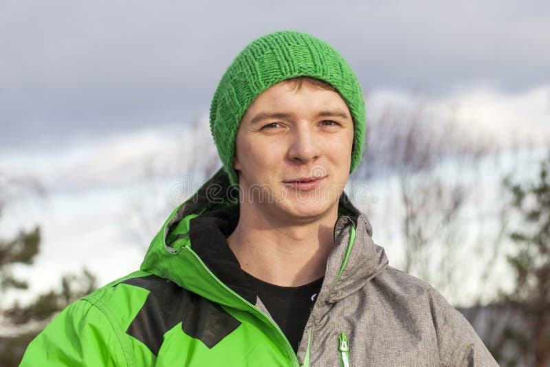 Young man. stock image. Image of young, green, attractive - 42828797