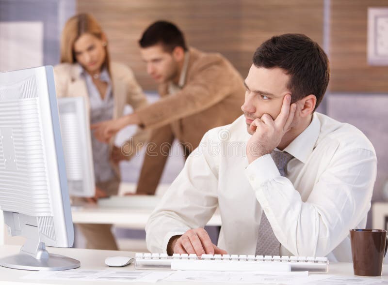 Young Man Participating at Training Course Stock Photo - Image of ...