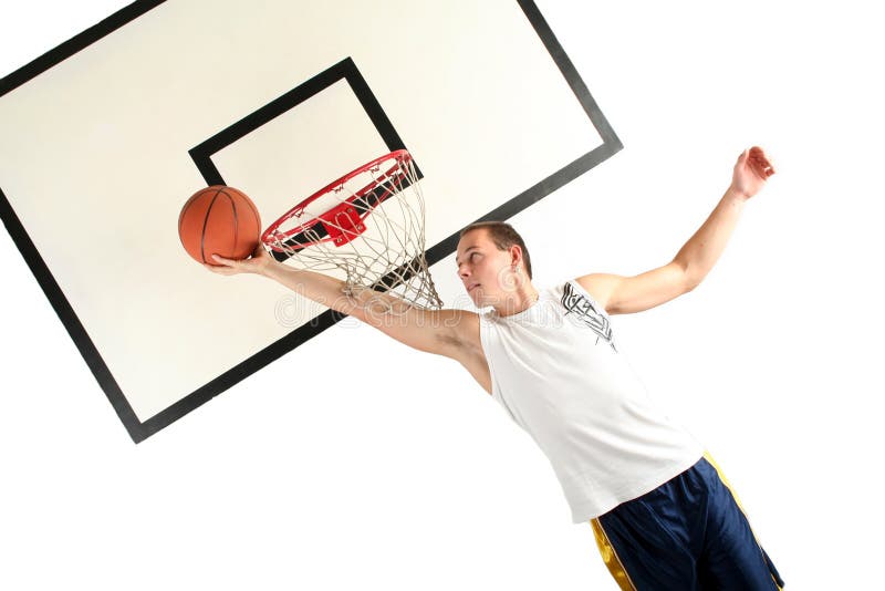 Young Man Playing Basketball Stock Image - Image of training, masculine ...