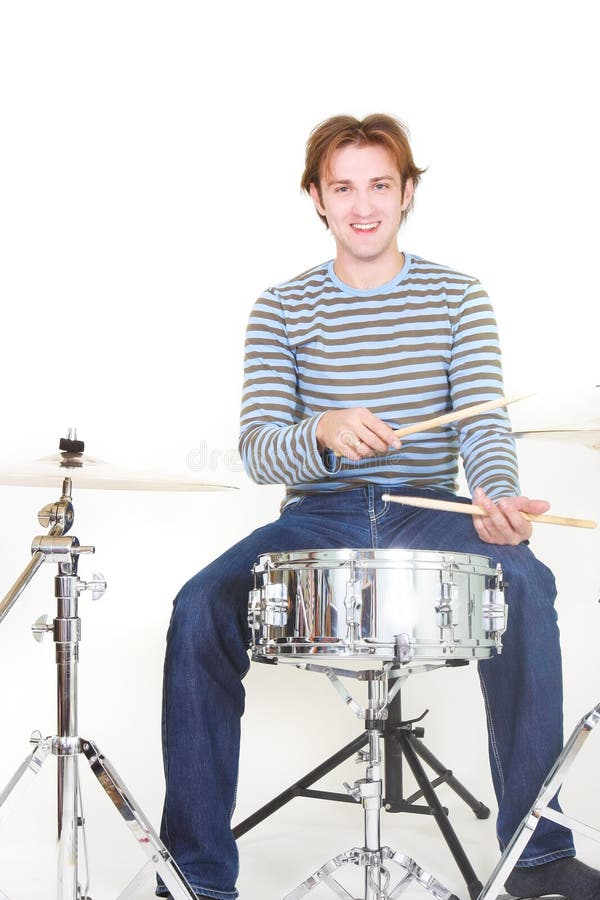 Young man playing drums stock photo. Image of isolated - 11628114 Young man playing drums stock photo. Image of isolated - 11628114