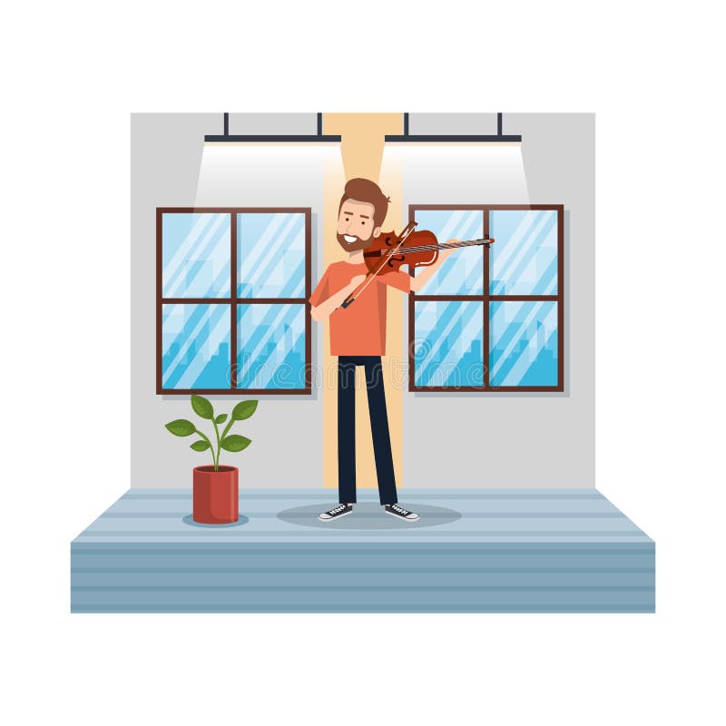 Fiddle Man Stock Illustrations – 445 Fiddle Man Stock Illustrations ...