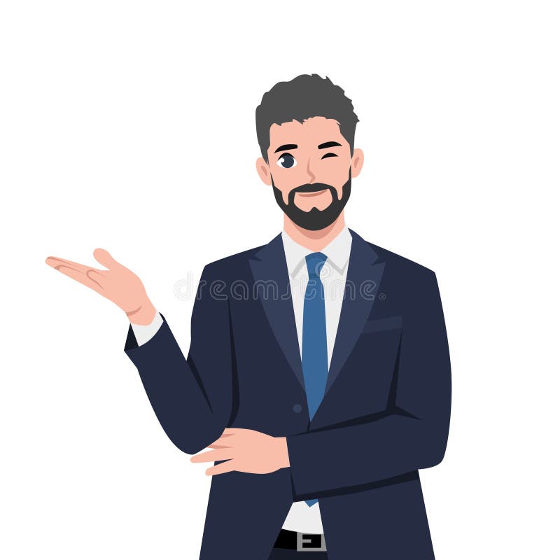Young Man Pointing Away Hands Together and Showing or Presenting ... Young Man Pointing Away Hands Together and Showing or Presenting ...