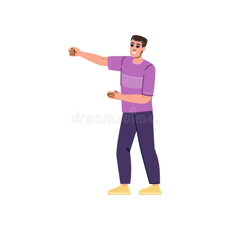 Man Presenting Information Symbol Stock Illustrations – 940 Man ...