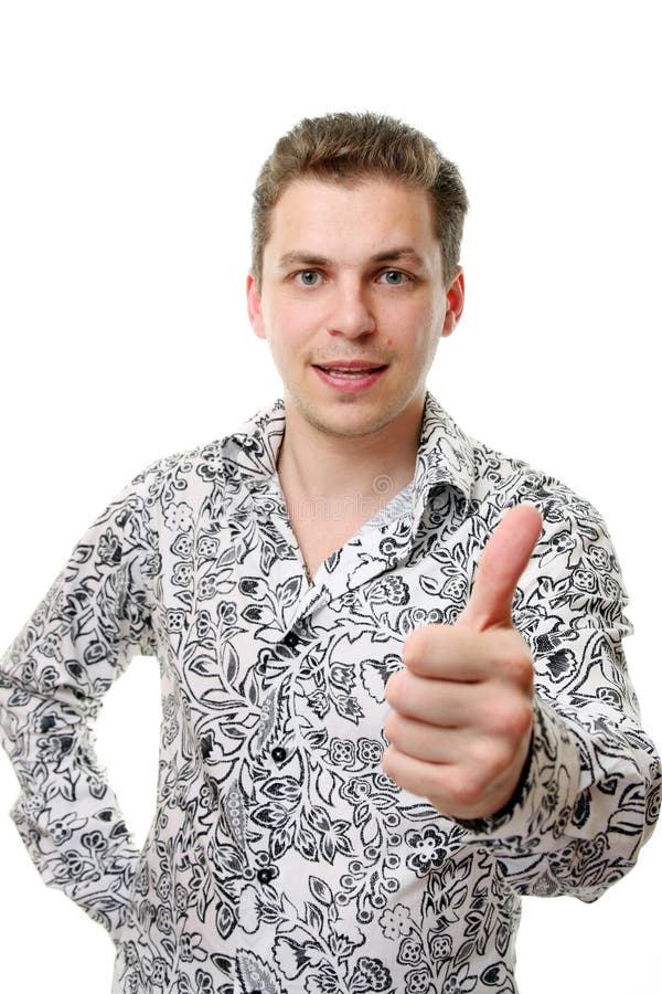 Young Man Pointing His Finger Outwards Towards You Stock Photo - Image ...