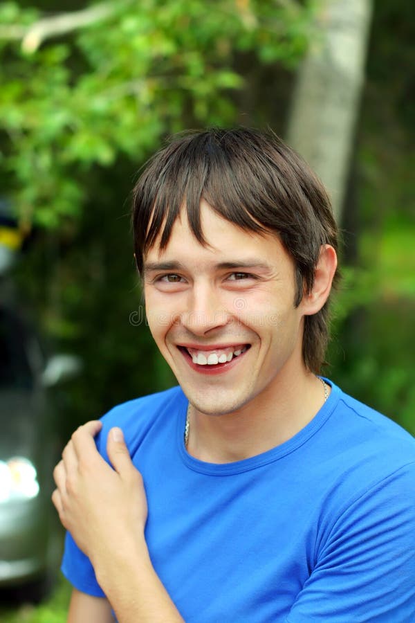 Young Man Portrait stock photo. Image of park, handsome - 29273600