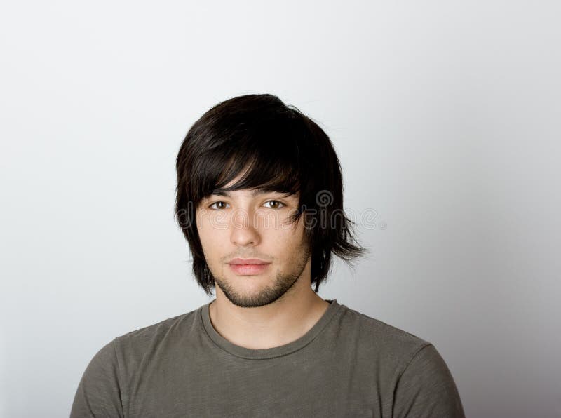 Real man face stock image. Image of looking, isolated - 33714577