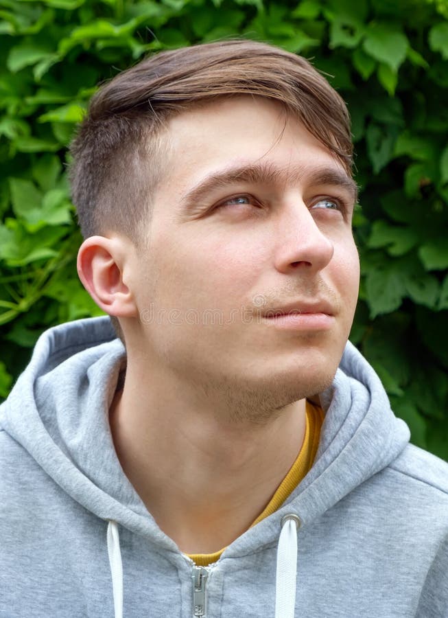 Young Man Portrait stock image. Image of cute, person - 237609273