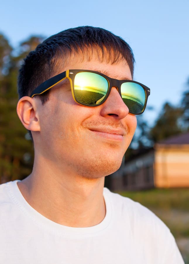 Young Man Portrait stock image. Image of person, shirt - 142972983