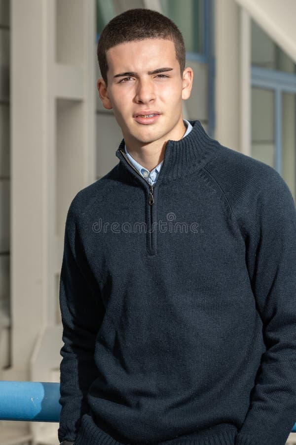 Young man posing stock image. Image of contemporary - 200433503