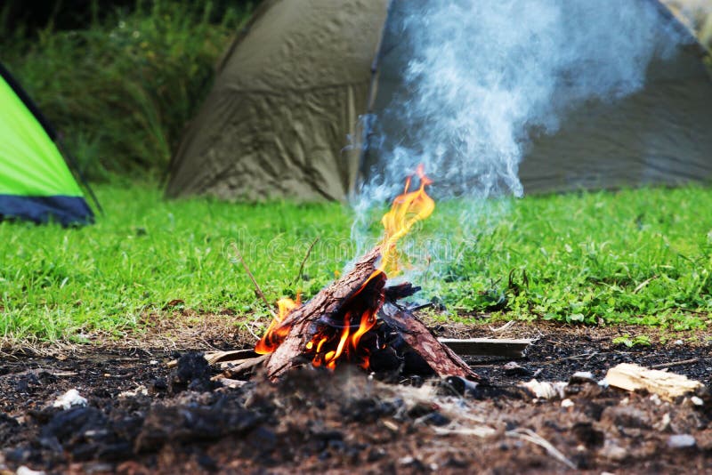 Young Man Practicing Survival Training Stock Image - Image of fish ...