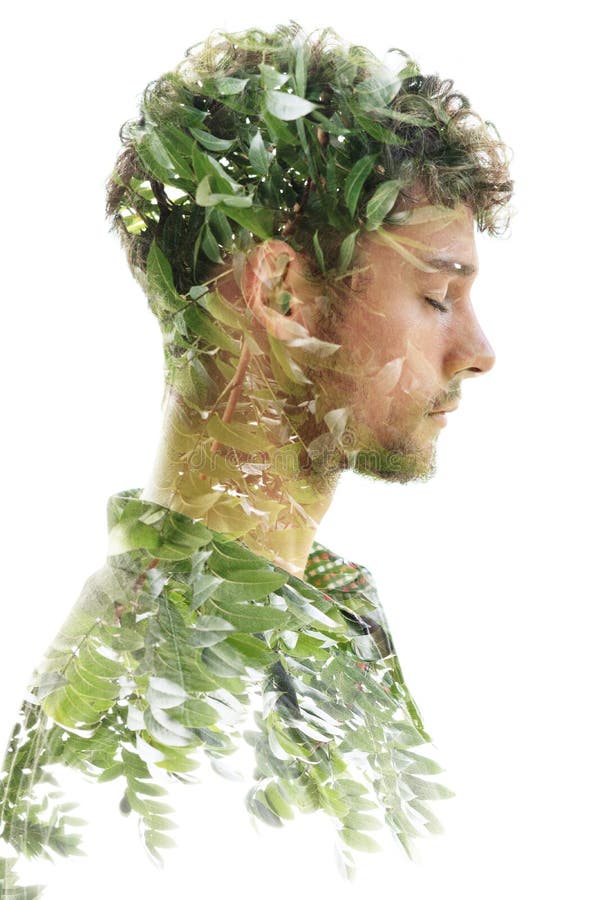 In solitude yet in harmony stock image. Image of male - 252902765