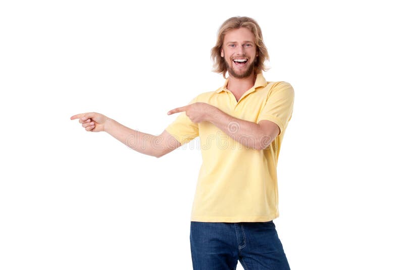 Young man presenting stock photo. Image of natural, adult - 24825674 Young man presenting stock photo. Image of natural, adult - 24825674