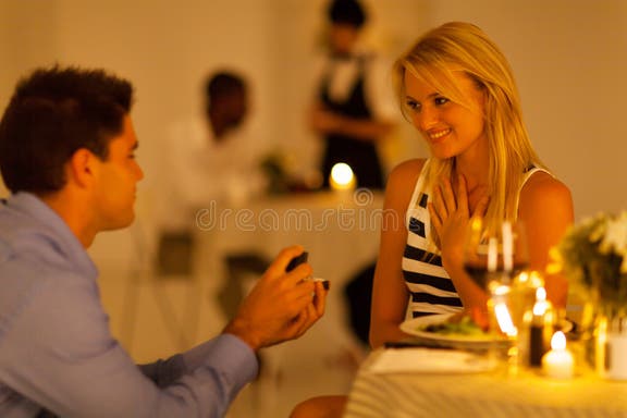 Young man proposing stock image. Image of marriage, caucasian - 28703169