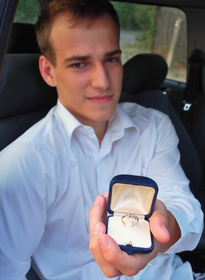 Young Man Proposing for Marriage Stock Image - Image of marriage, human ...