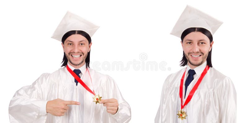 The Young Man Ready for University Graduation Stock Photo - Image of ...