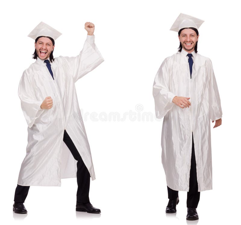 The Young Man Ready for University Graduation Stock Image - Image of ...