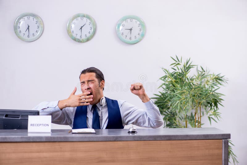 Bored Hotel Receptionist Stock Photos - Free & Royalty-Free Stock ...