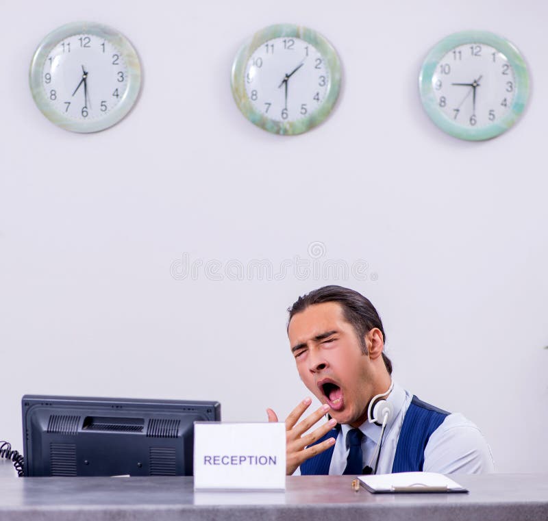 Reception Desk Bored Stock Photos - Free & Royalty-Free Stock Photos ...