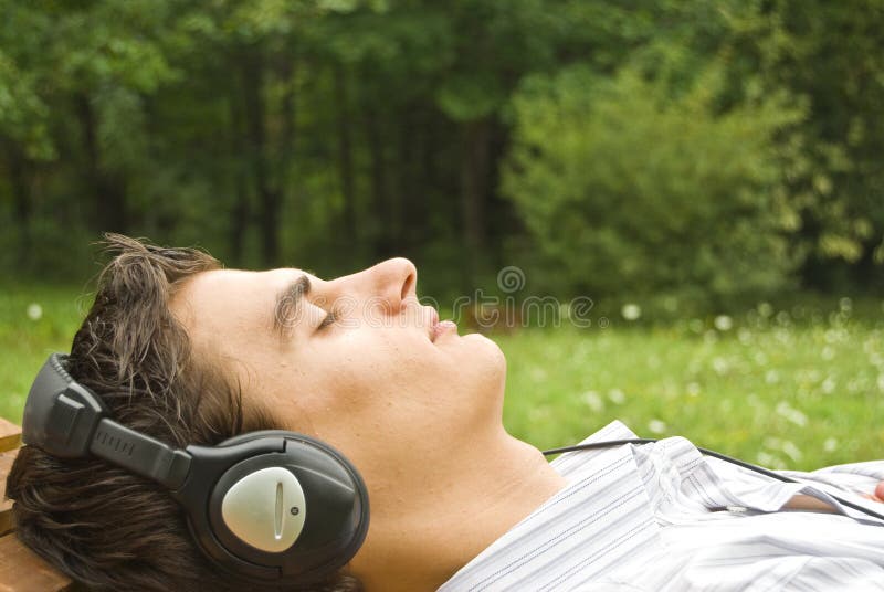 Young man relaxing stock photo. Image of lifestyle, laptop - 10416638