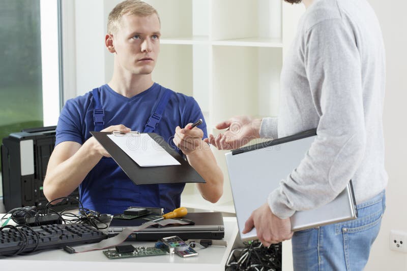 Repairing computer stock image. Image of electrical, male - 46260867