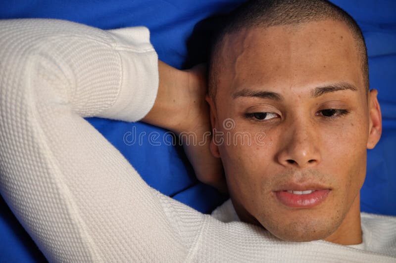 Young man resting stock image. Image of expression, resting - 17817657
