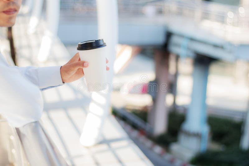 Man is Resting Coffee Break. Stock Photo - Image of cheerful, adult ...