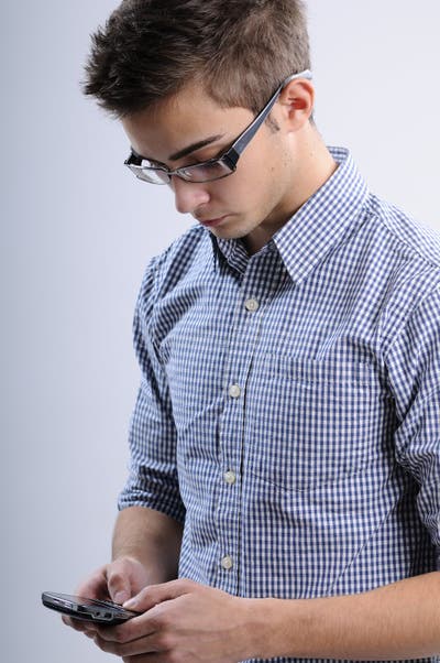 Young man searching stock image. Image of elegant, searching - 12519459