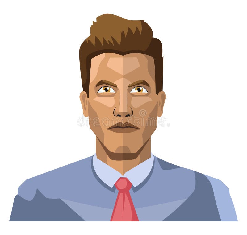 Handsome Guy Short Hair Stock Illustrations 389 Handsome Guy Short