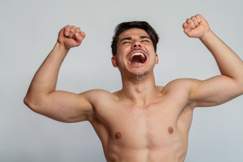 Male Flexing Screaming Stock Photos - Free & Royalty-Free Stock Photos ...