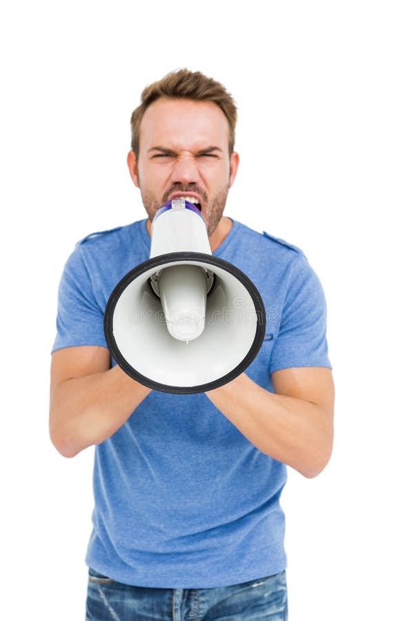 745 Man Speaking Horn Stock Photos - Free & Royalty-Free Stock Photos ...