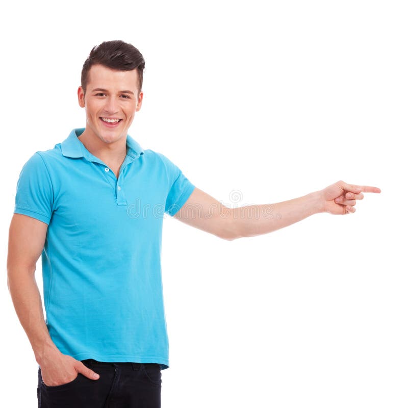 Man Showing Something on His Hands Stock Image - Image of scare, look ...