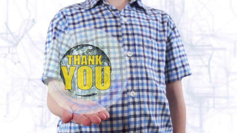 Text THANK YOU Golden 3d Digital Technology Animated on Blue Particle ... Text THANK YOU Golden 3d Digital Technology Animated on Blue Particle ...