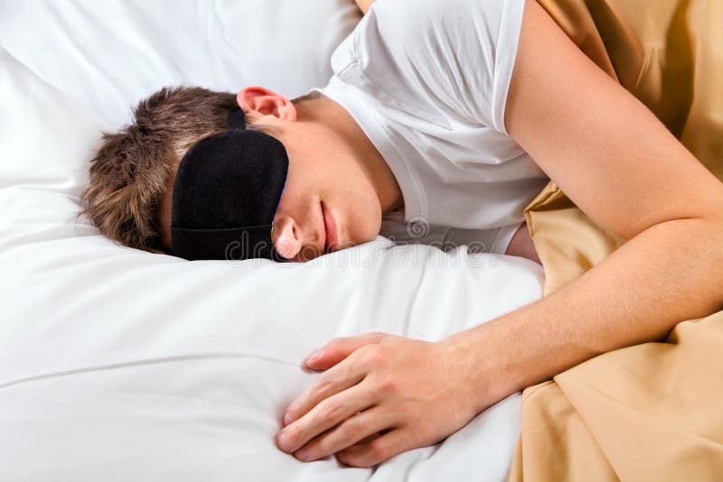 Young Man sleeping stock image. Image of domestic, adult - 165456487