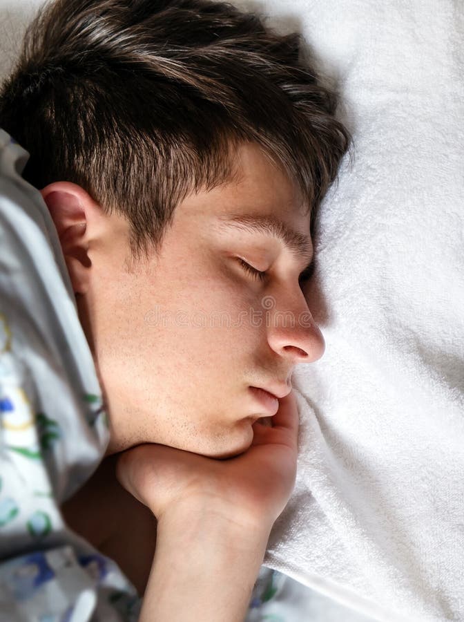 Young Man sleeping stock image. Image of lying, male - 305006989