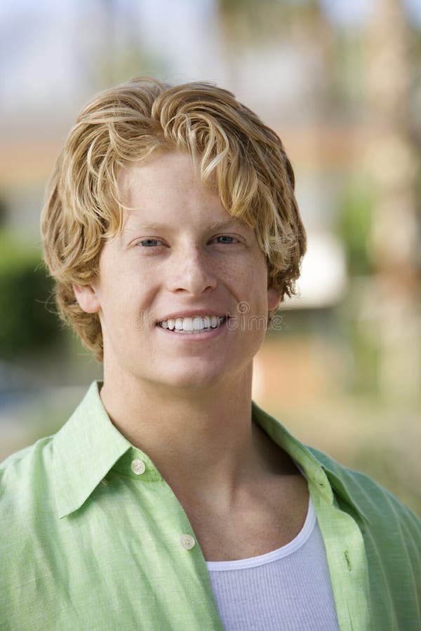 Young Man Smiling stock image. Image of closeup, caucasian - 29649521