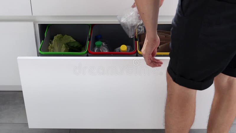 Garbage Separation, Waste Sorting, Recycle Concept Stock Vector ...