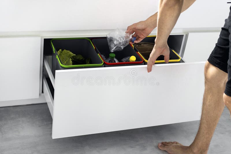 Modern Kitchen Reusable Containers Compost Storage Stock Photos - Free ...